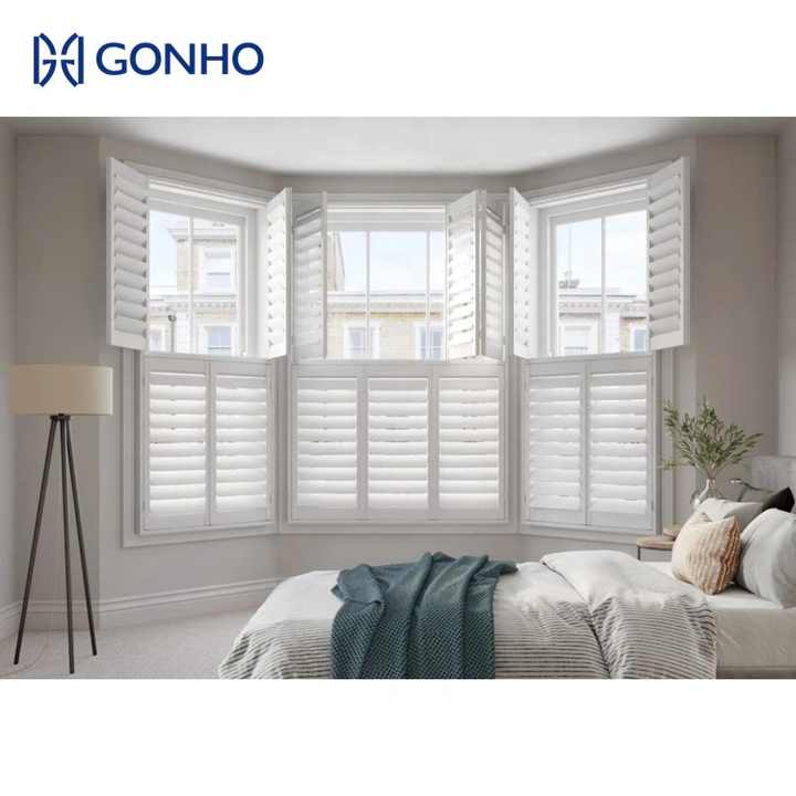 GONHO Exterior Shutters Vertical Hurricane Proof Window Sound ...