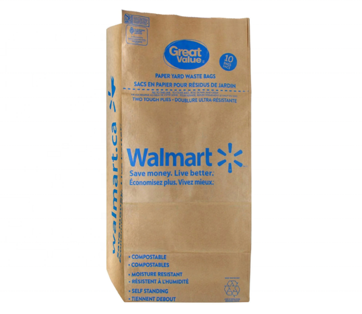 30 Gallon Paper Heavy Duty Brown Paper Lawn and Refuse Bags for Home (5 ...