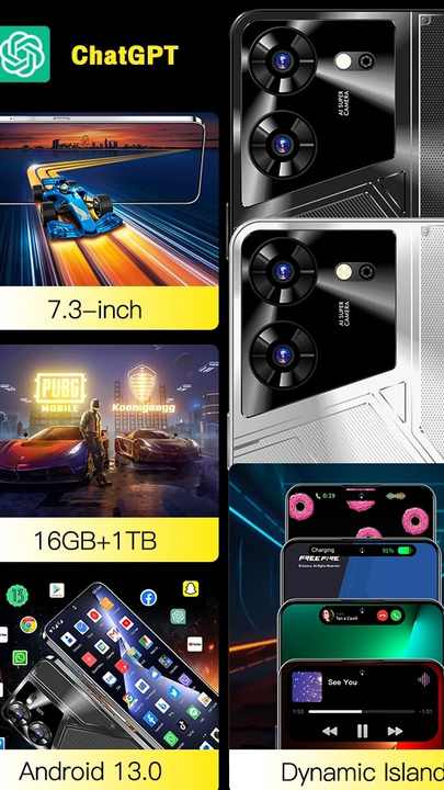 7.3 Inch HD Smart Remote Control Infinix Hot 40 Pro Chatgpt Mobile Phones
