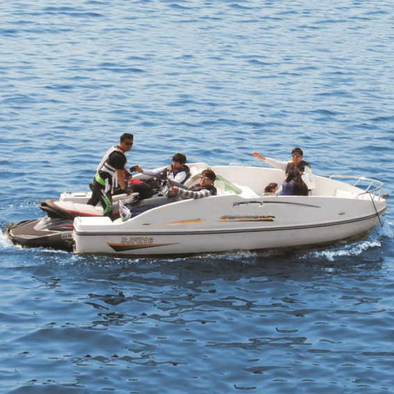 Combined Boat for 6 Passengers - Ideal for Motorboats & Jet Skis