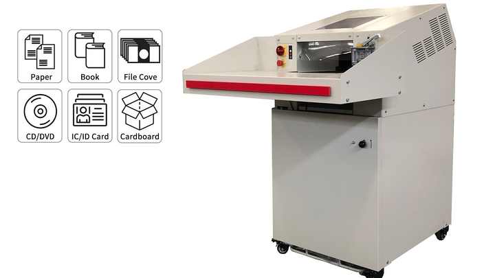 Heavy Duty Twin Shaft Paper Banknotes Books Shredder Machine With ...