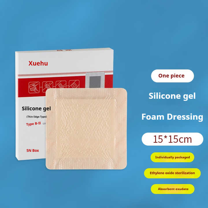 Sterile Silicone Gel Polyurethane Bedsores Patch Self-Adhesive Wound ...