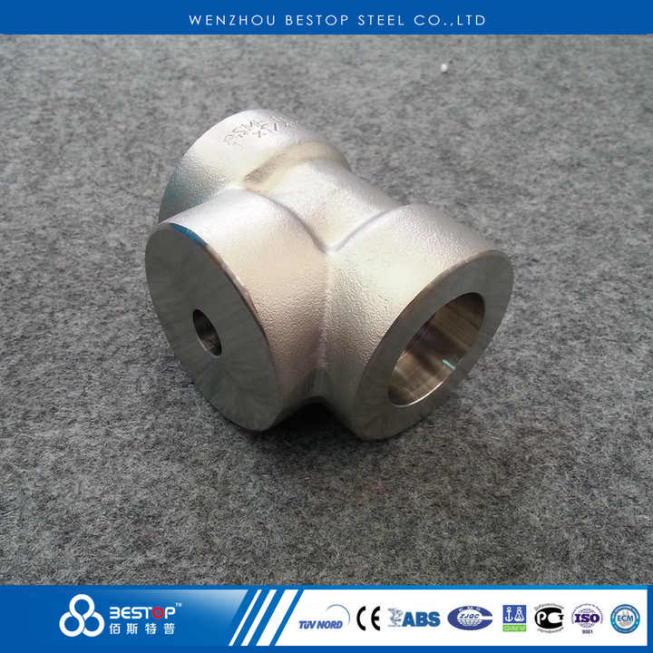 SW Fittings 3000lbs SW Tee ASME B16.11 Stainless Steel Socket Welding ...