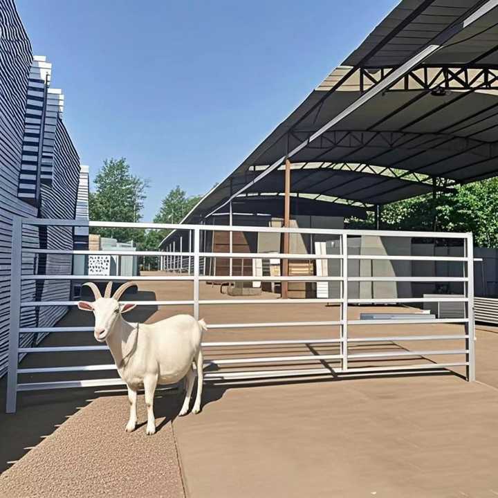 Hot Dipped Galvanised Metal Sheep Hurdle Iron Goat Corral Yard Fence ...