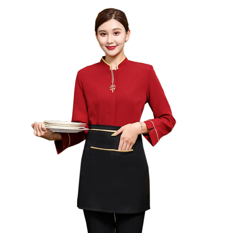Wholesale Housekeeping Uniforms Design Premium Double-Breasted ...