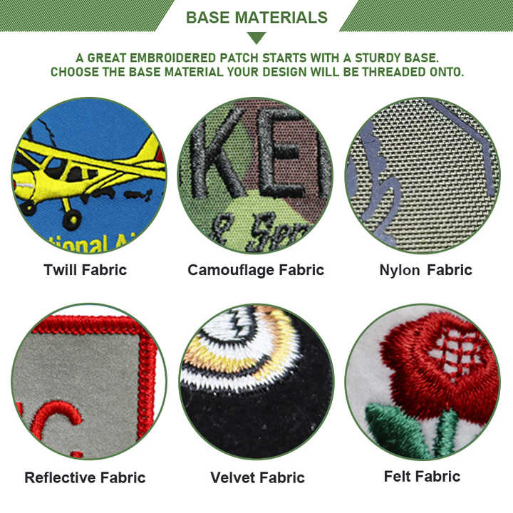 Custom Twill Embroidered Badges Personalized Name Patches for Uniform ...