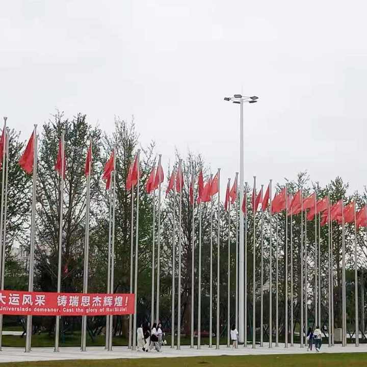 Stainless Steel Tapered Flagpole - 10m to 30m Customizable