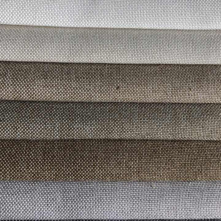 Home Textile Linen Like Sofa Fabric - Polyester Upholstery