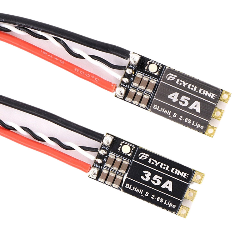 Cyclone BLHeli_S 35A 45A ESC 2-6S Lipo Power Supply for RC FPV ...