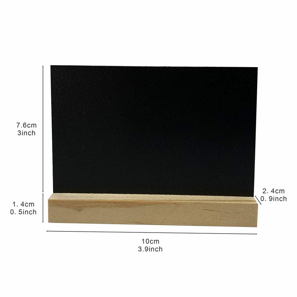 Art Deco Writeable Small Wooden Chalkboard Message Portable Wall Decor ...