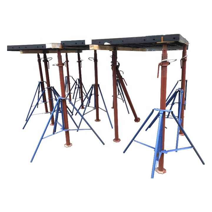 Heavy Duty Adjustable Steel Prop Steel Shoring Prop square Plate for ...