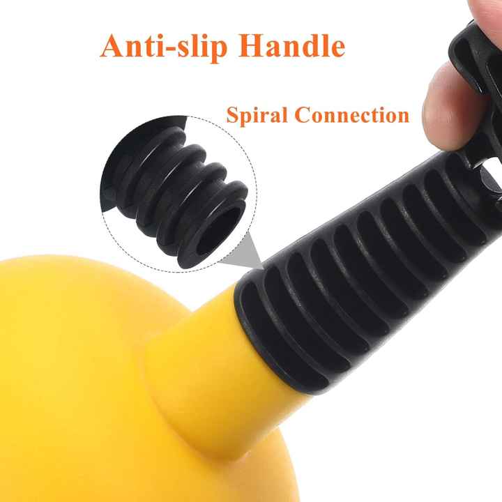 Peaktop Easy to Use Mini Plunger with Short Handle, Powerful Plunger ...
