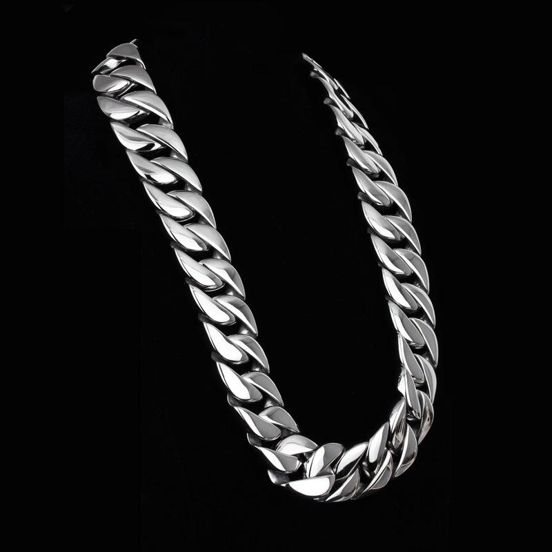 GZYS JEWELRY Wholesale Good Quality Stainless Steel 24mm 32mm Big Heavy ...