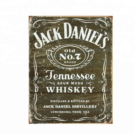 Embossed Tin Sign - Vintage Wall Hanging Advertising Metal Signs
