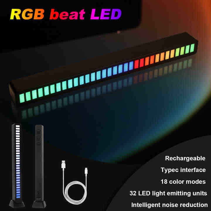 RGB Led Strip Light Music Sound Control - Rythem and Flow