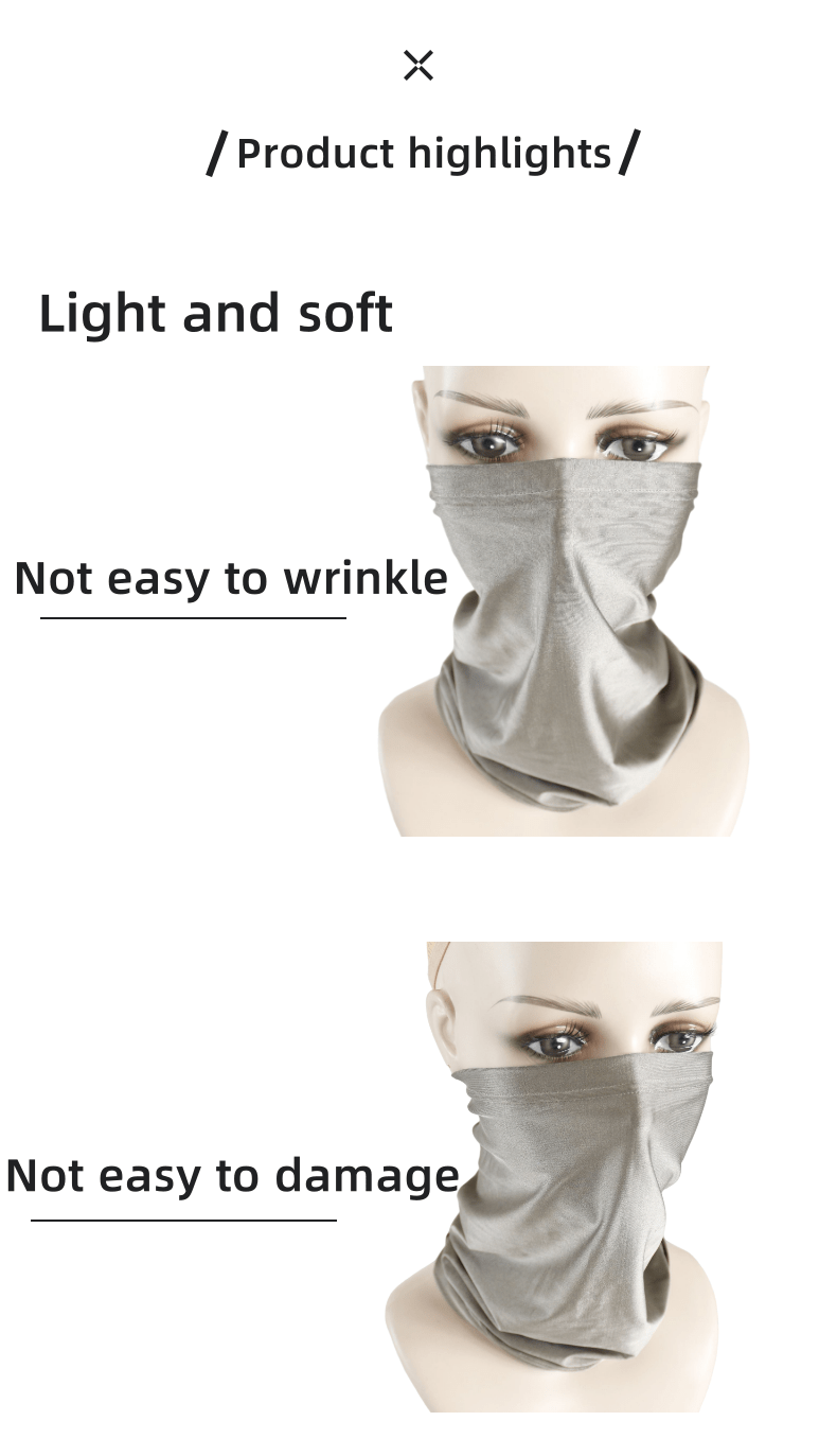 Whole Sale Silver Fiber Fabric 5g Protection Shielding Emf Mask ...