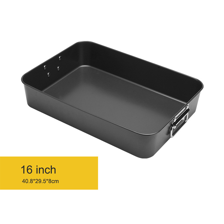 Lasagna Pan Nonstick Cake Baking Dish Deep Roasting Pans with Stainless ...