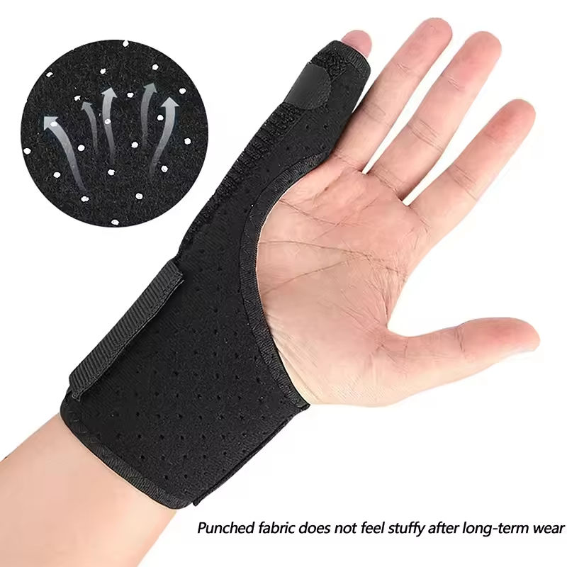 Adjustable Neoprene Finger Splint Brace Supports Pinky Right Left Hand ...