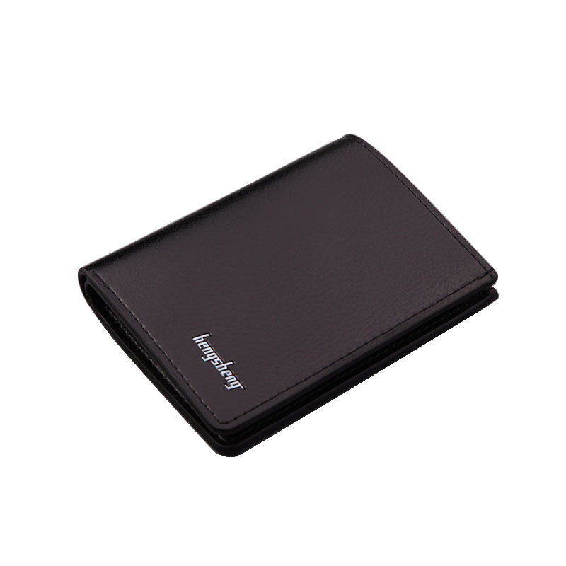 Hengsheng ID Card Leather Wallet for Men - High Quality