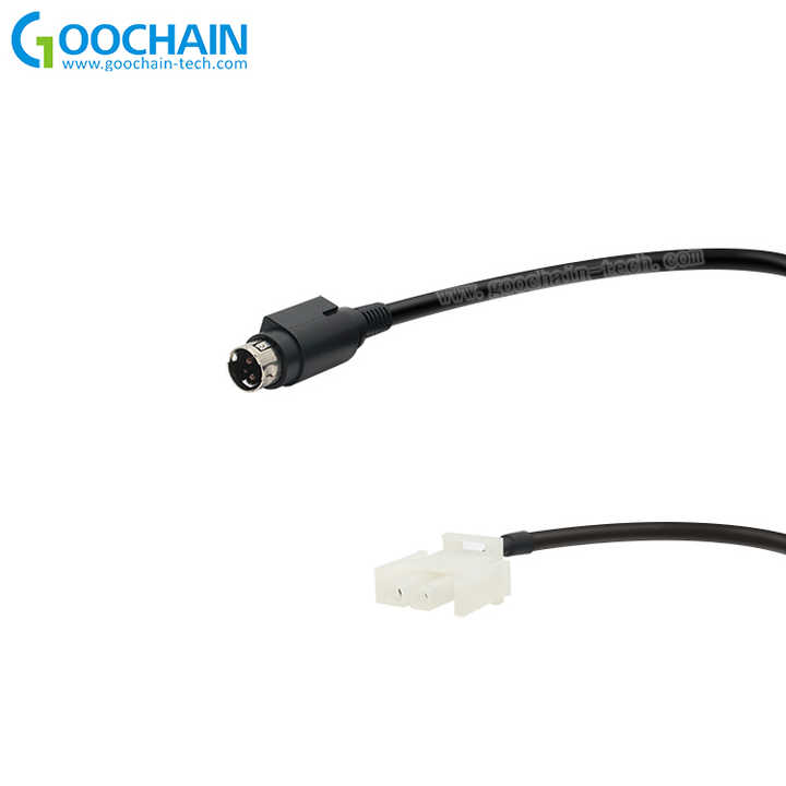 DC Power Jack 3 Pin Mini Din Power Connector Cable for CCTV