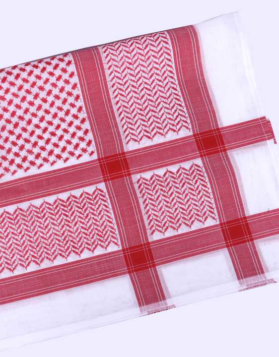 Adult Saudi Palestine Keffiyeh Red Shemagh Arab Premium Wrap Muslim ...