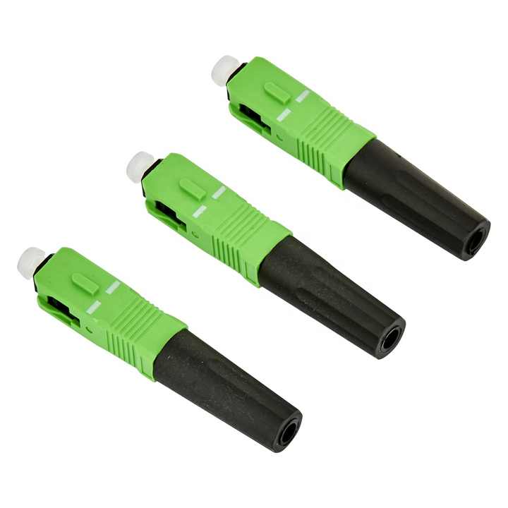 Lenew FTTH Insertion Loss less 0.3dB Fast Fiber Connector Quick Assembly Conector SC APC 53mm ...