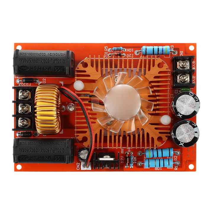 ZVS Tesla Coil Flyback Driver Module DC 12 -30V DC 15A -20A 250W Drive ...