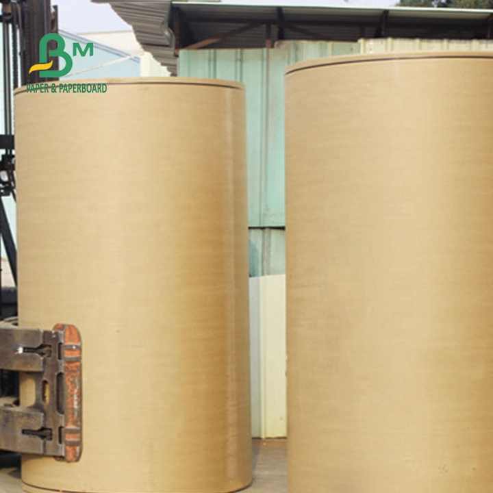 140gsm 170gsm Recycled Kraft Test Liner Paper Roll for Boxes