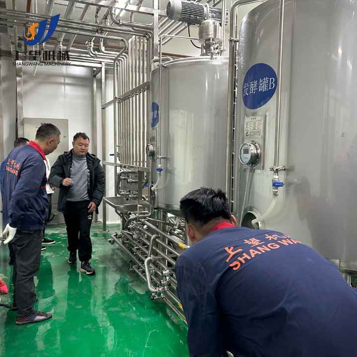 Yogurt Plant Fully Automatic Yogurt Fermentation Pasteurization Maker ...