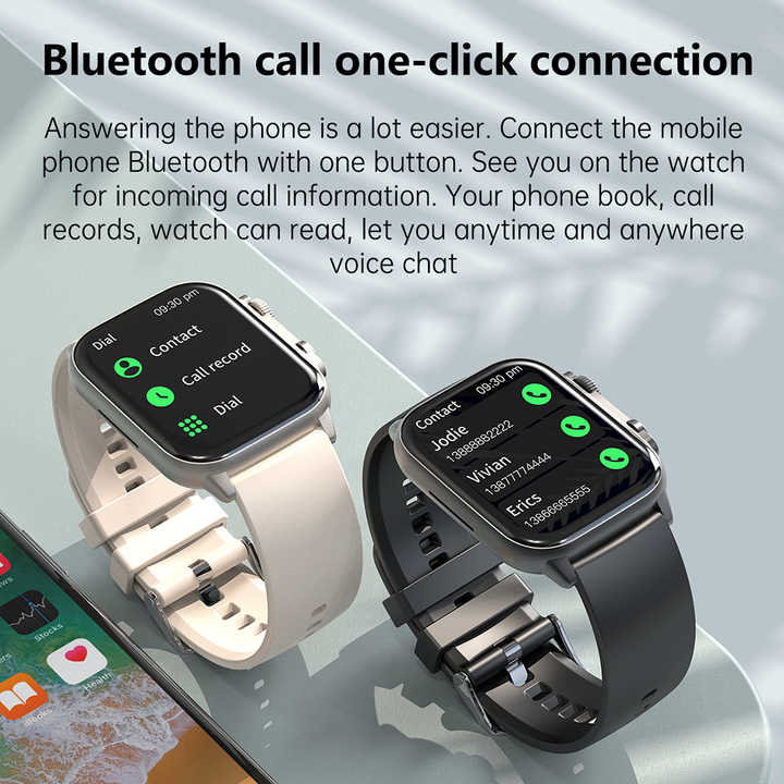 SENBONO HK95 AMOLED Smartwatch Men 1.9"HD Screen NFC BT Call Voice ...