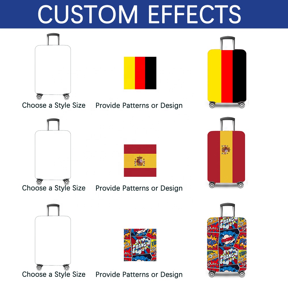 2025 Suitcase Covers - Elastic Waterproof Protective Luggage Cover