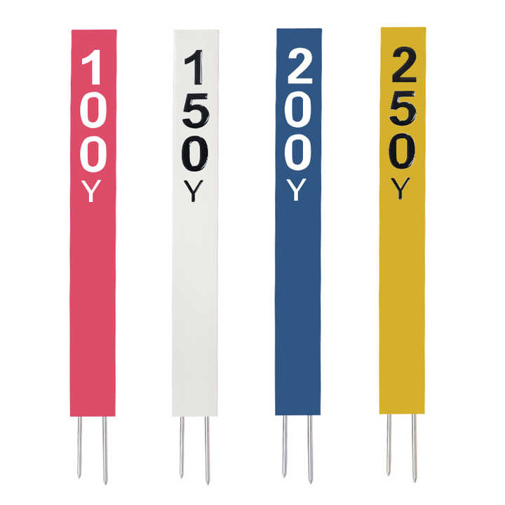 KONDAY Recycled Plastic Square Distance Markers Yardage Marker Multi ...