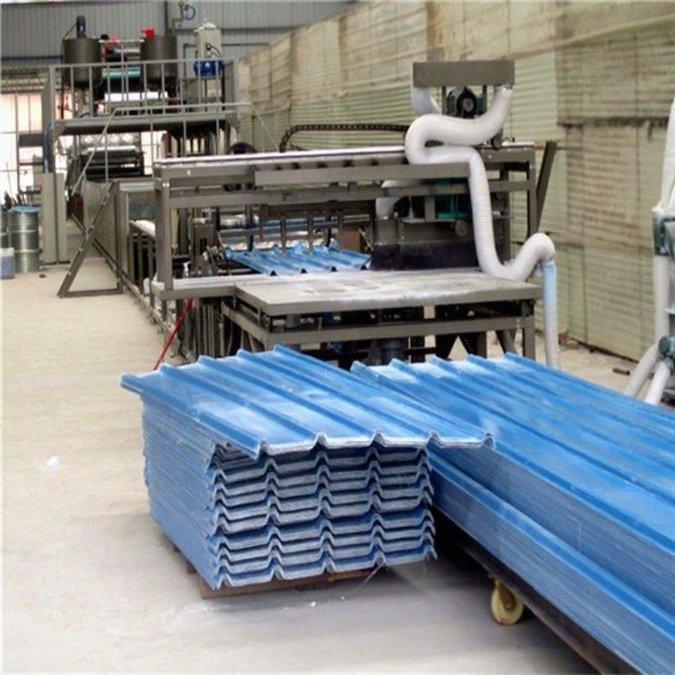 FRP Fiber Color Corrugated Sheet GFRP Gel Coating Wave Sheeting for ...