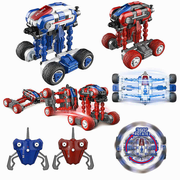 88RC CJ26B01 2.4ghz Long Feet Remote Control Stunt Car Toys 360 Degree ...