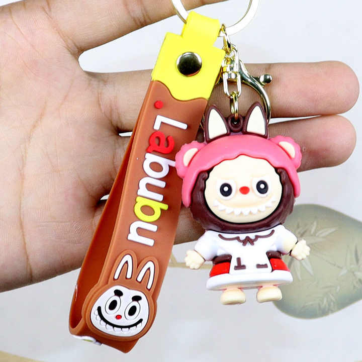 For 3D Soft PVC Cartoon Keychain New Arrival Cute Silicone Rubber ...
