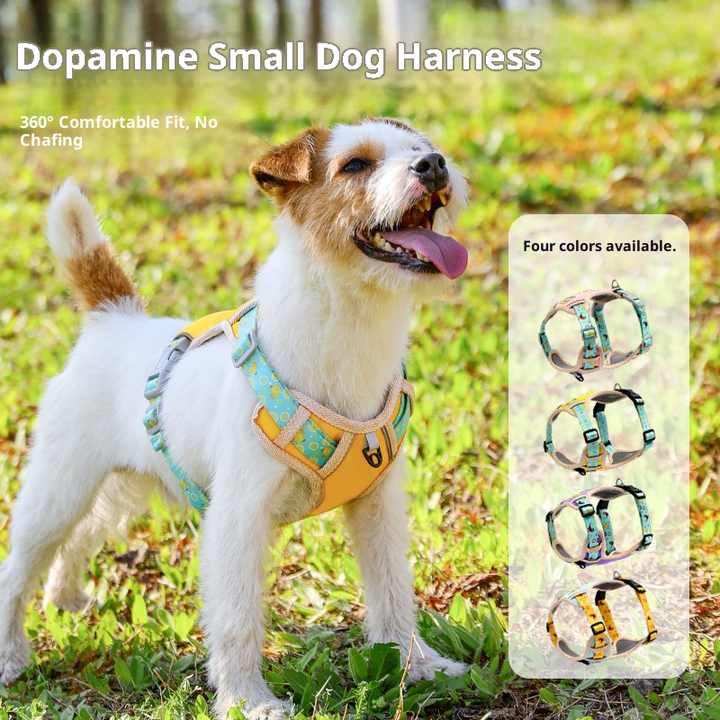 Cute H Frame Dog Harness Leash Anti Escape for Small Puppies Daily Park ...