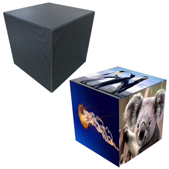 Indoor Outdoor Customized LED Pixel Magic Cube Video Wall