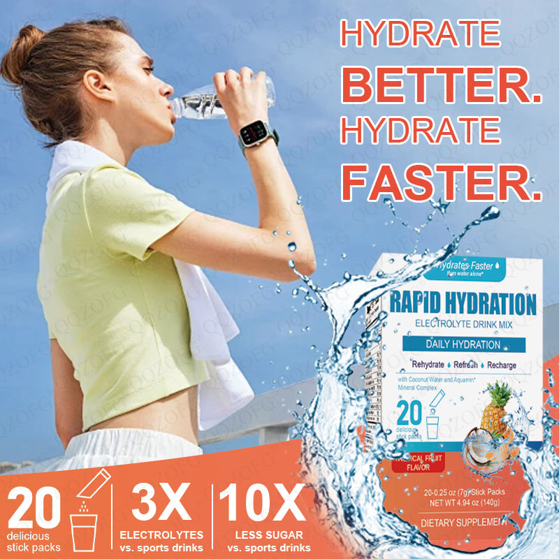 OEM Rapid Hydration Electrolyte Drink Mix Daily Hydration Rehydrate ...
