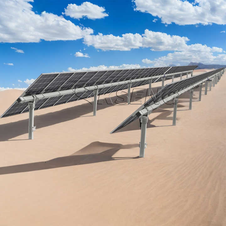 Smart Single Axis Solar Tracker Bracket with Slewing Drive System ...