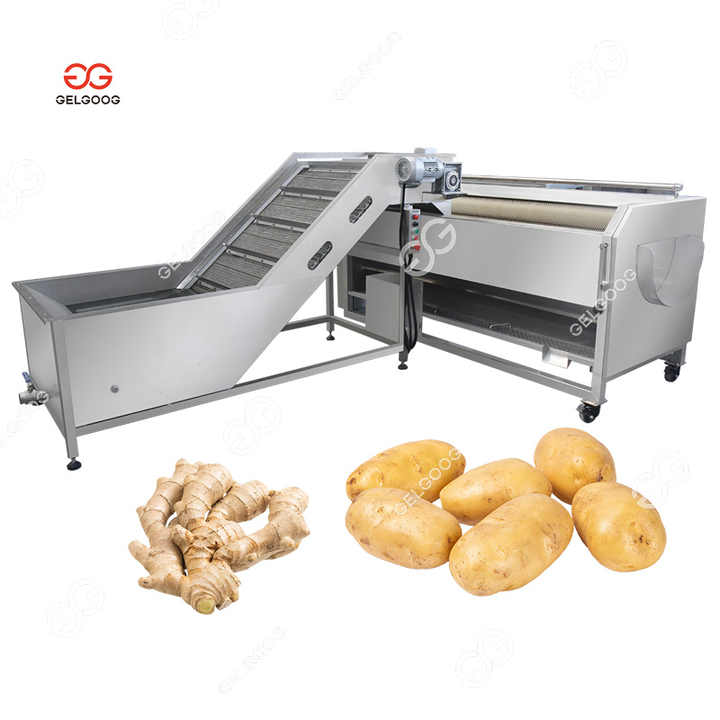 Gelgoog Automatic Potato Washer - Efficient Skin Peeling