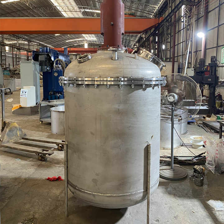 Polylactic Acid Reactor Oil Mixing Tank Steam Heating Jacketed Tank ...