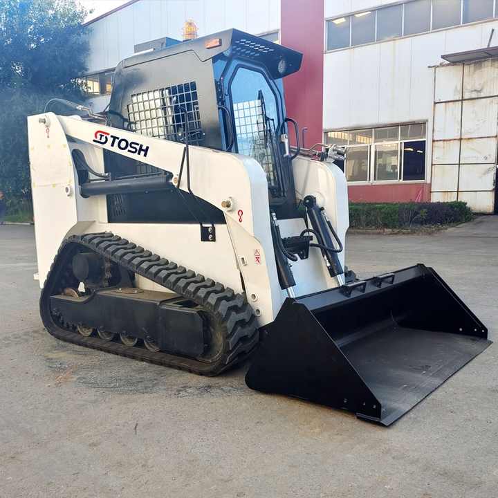 TOSH Mini Skid Steer Loader - Efficient Hydraulic Control