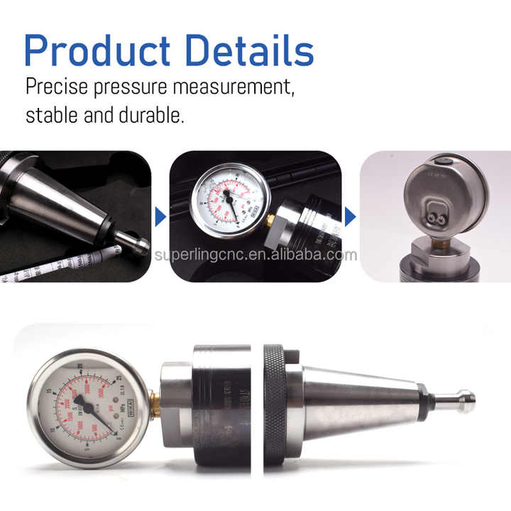 BT40 Spindle Tension Meter Instruments Tension Measuring Gauge CNC ...