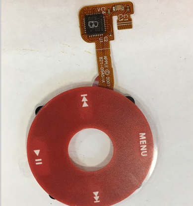 Red Click Wheel with Flex Click Wheel Flex Central Button Flex for iPod ...