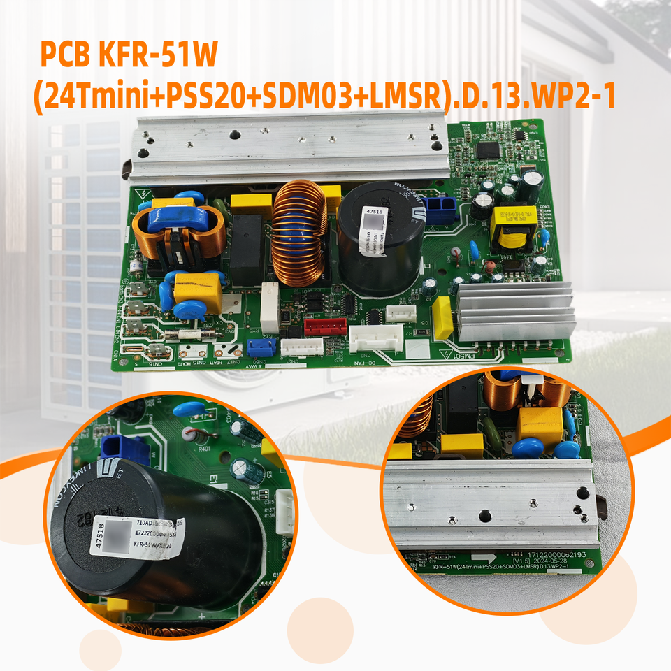 2HP Multi Function Control Board KFR-51W With 24T PSS20 SDM03 LMSR for ...