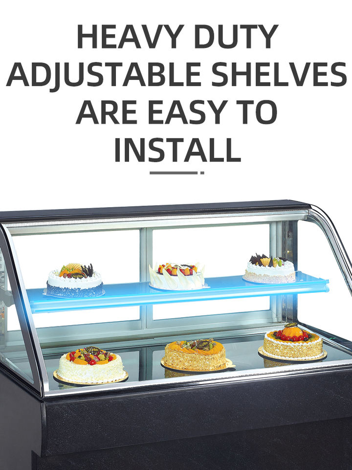 Large Capacity Bakery Showcase Refrigerator Multi-tier Cake Display ...
