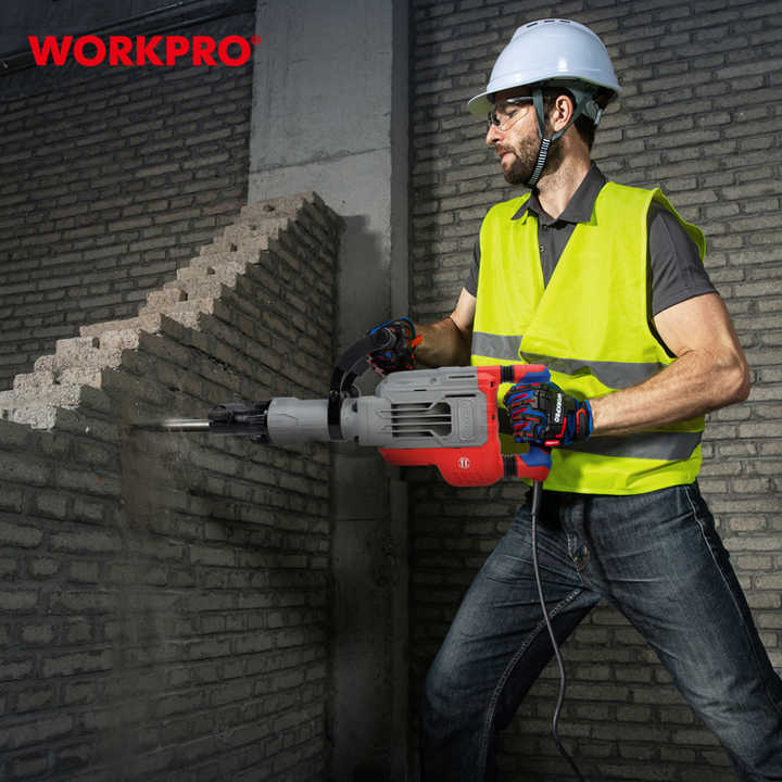WORKPRO 1700W HEX30 DEMOLITION HAMMER - Variable Speed Power Drill