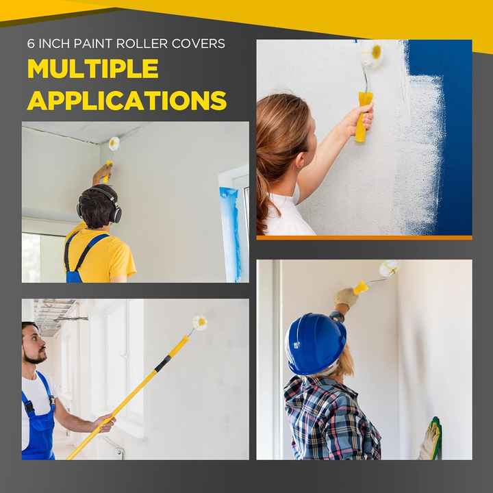 Mini Drywall Corner Paint Roller Tool Quick Release Frame Microfiber ...
