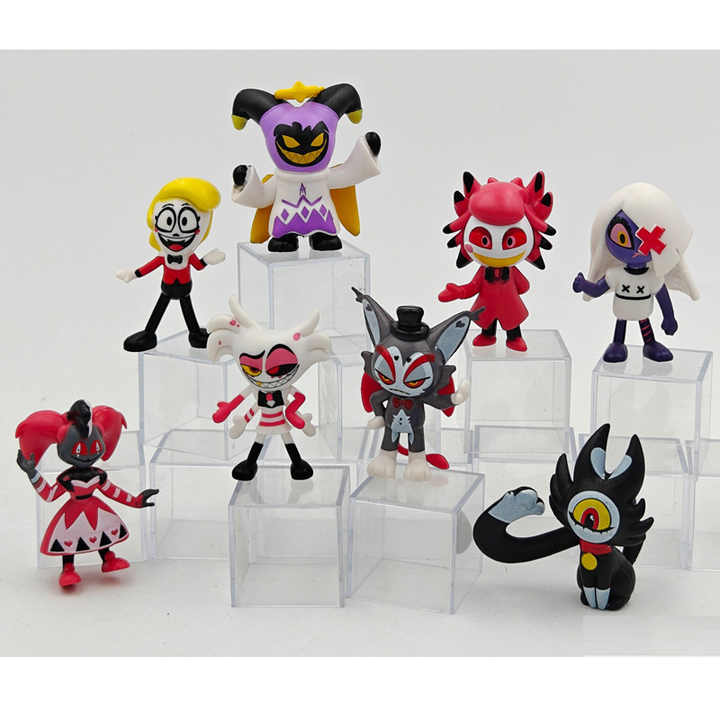 Hazbin Hotel Anime Figure Toy Set - 8 Style PVC Action Figures