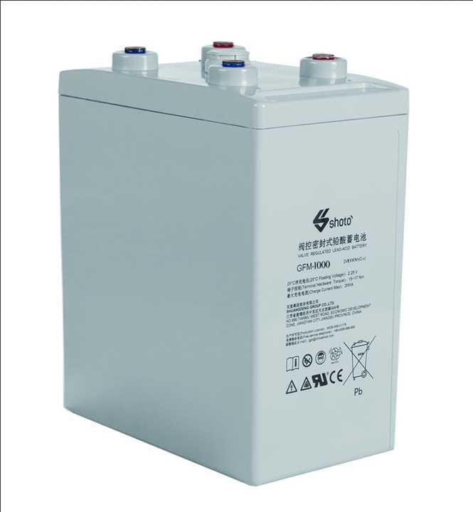 Shoto GFM-1000 VRLA Battery - 1000ah for Telecom & Energy